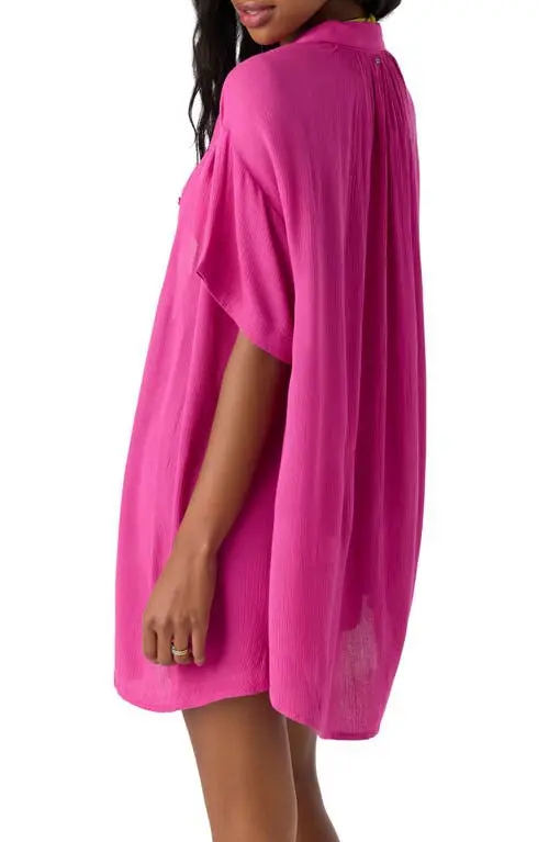 O'Neill Carlee Saltwater Solids Cover-up Shirtdress