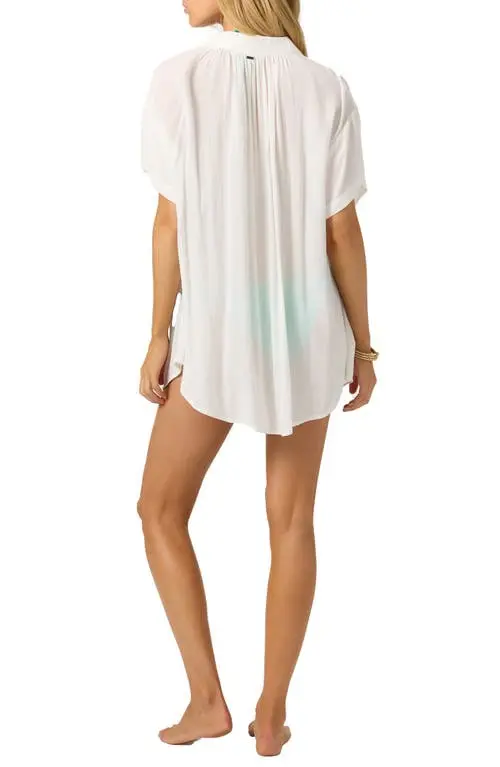 O'Neill Carlee Saltwater Solids Cover-up Shirtdress