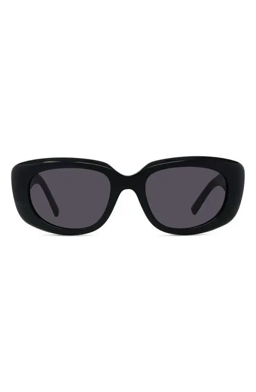 Givenchy Gv Day 54mm Geometric Sunglasses - Sblk/smk