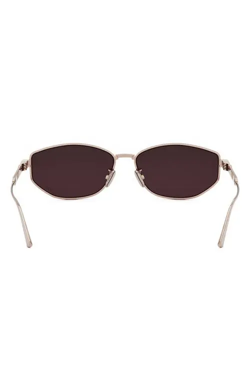 Dior Cannage B1u 57mm Oval Sunglasses