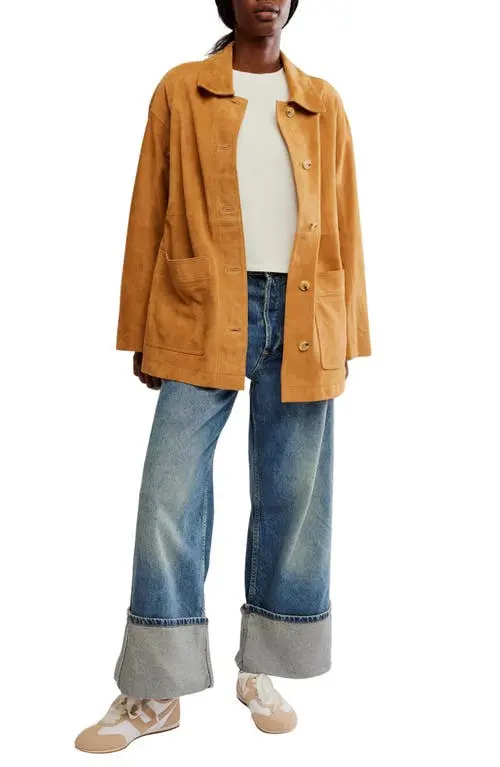 Free People Annalise Suede Jacket