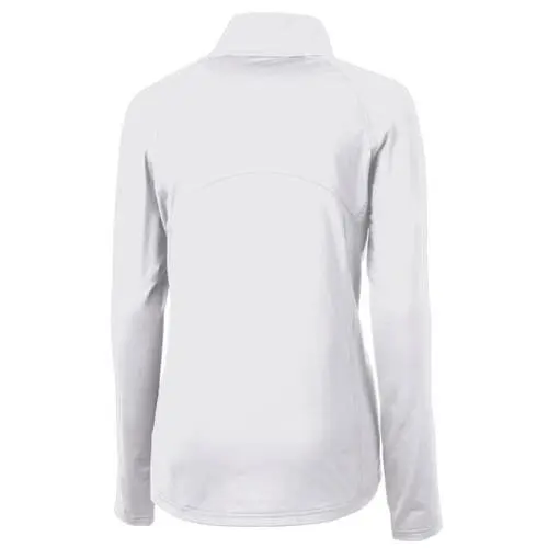 Cutter & Buck Detroit Lions Throwback Logo Adapt Eco Knit Stretch Recycled Half-zip Pullover Top