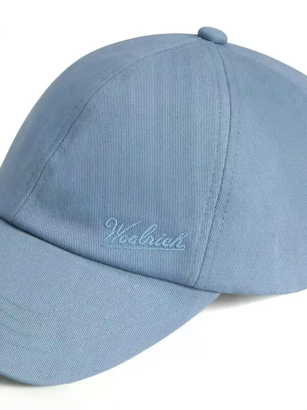 Woolrich Logo-embroidered Baseball Cap - Blue