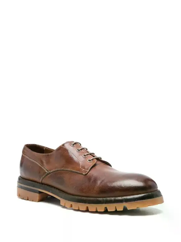 Eleventy Leather Derby Shoes