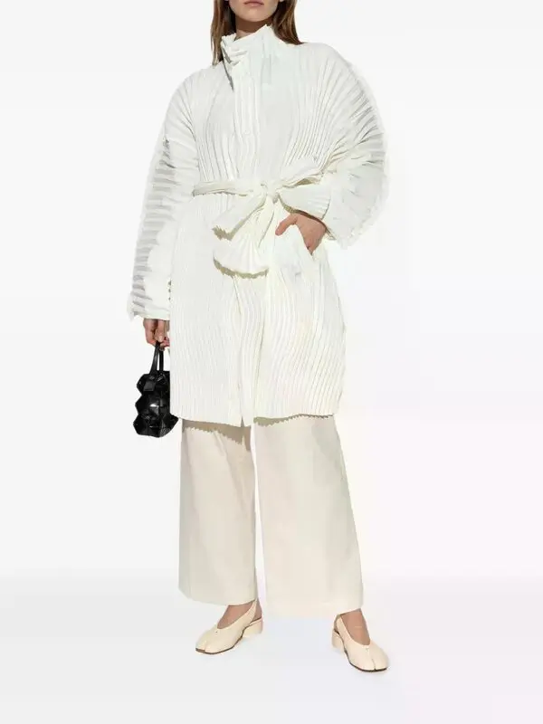 Issey Miyake Wavering Pleats Coat