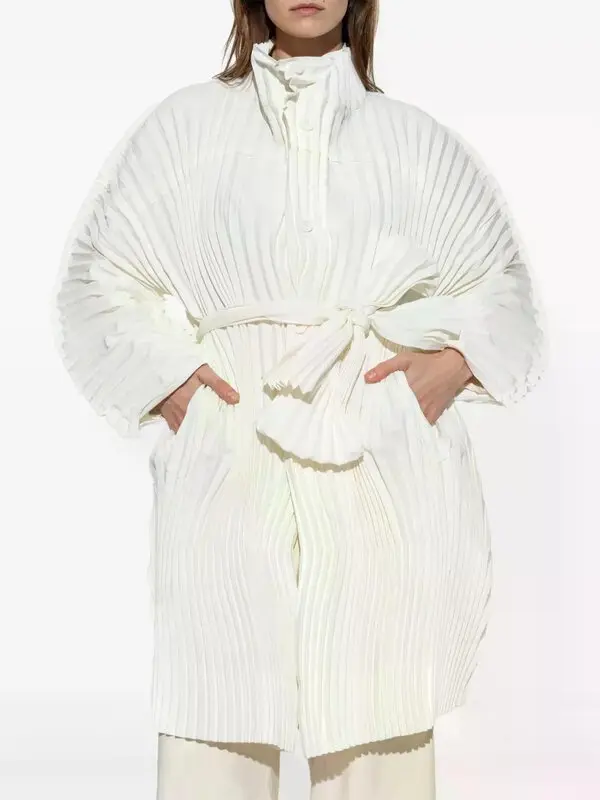 Issey Miyake Wavering Pleats Coat