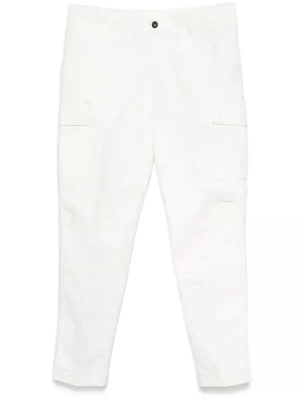Eleventy Cargo Trousers - White
