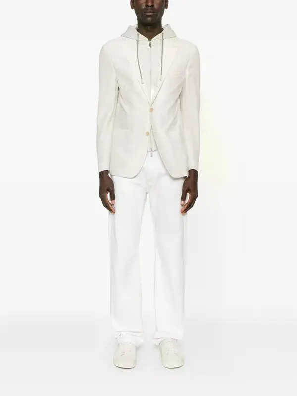 Eleventy Layered Blazer - Neutrals