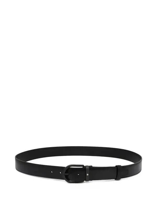 Montblanc Leather Belt - Black