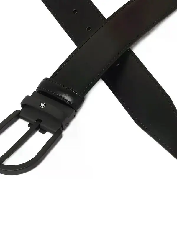 Montblanc Leather Belt - Black