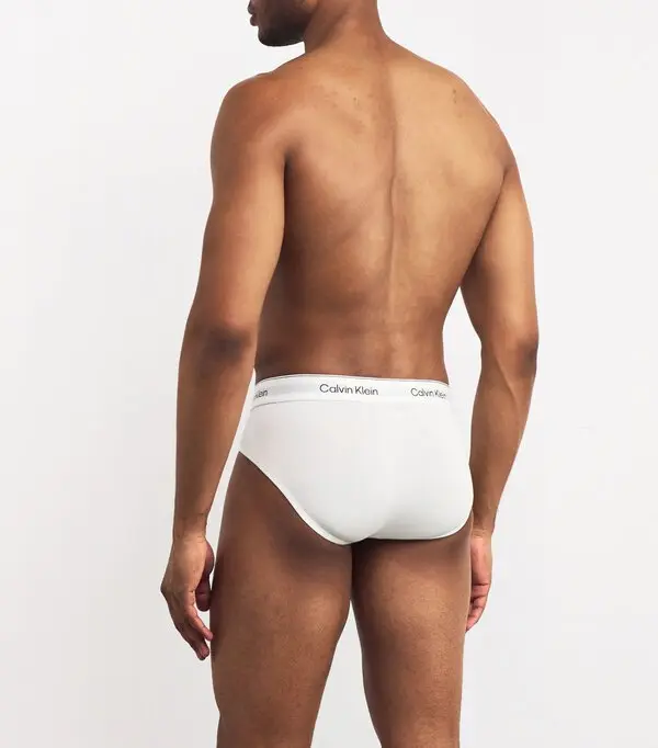 Calvin Klein Cotton Stretch Icon Hip Briefs - White