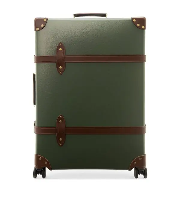 GLOBE-TROTTER Large Centenary 4-wheel Suitcase - Green