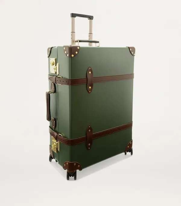 GLOBE-TROTTER Large Centenary 4-wheel Suitcase - Green