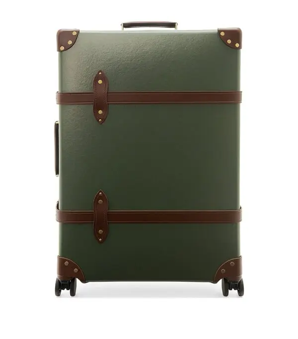 GLOBE-TROTTER Large Centenary 4-wheel Suitcase - Green