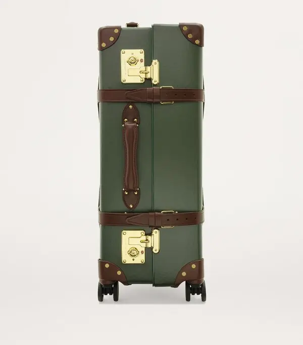 GLOBE-TROTTER Large Centenary 4-wheel Suitcase - Green