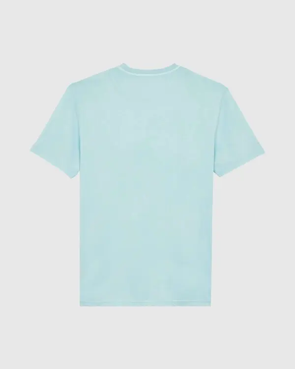 Vilebrequin Solid Organic Cotton Tshirt Natural Colors Tee Shirt Titan - Blue