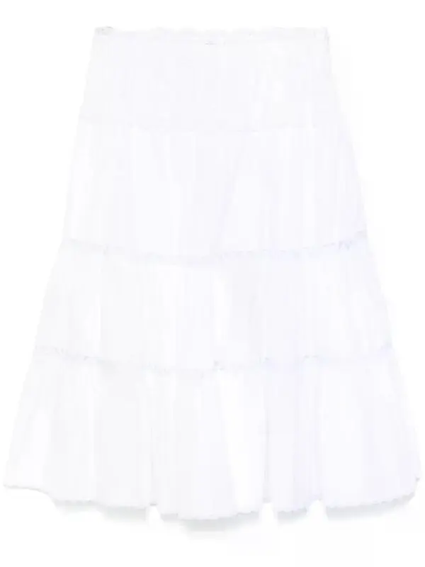 Ermanno Scervino Lace-detailed Midi Skirt