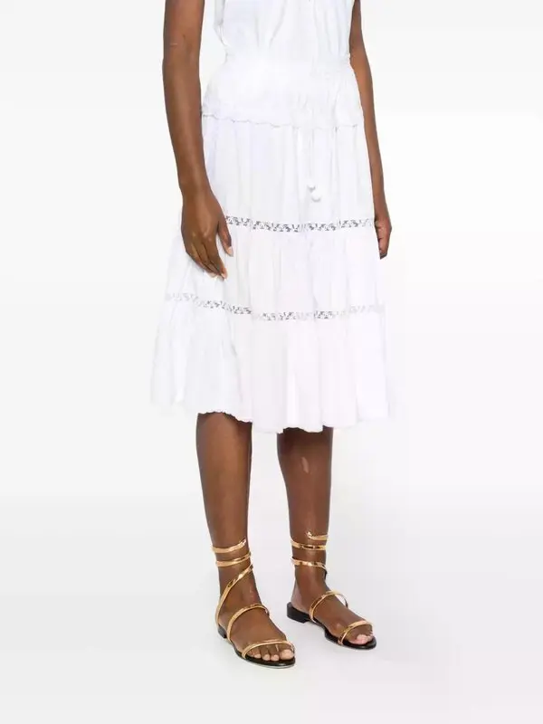 Ermanno Scervino Lace-detailed Midi Skirt