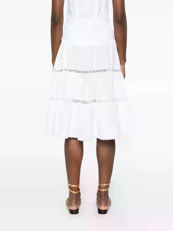 Ermanno Scervino Lace-detailed Midi Skirt