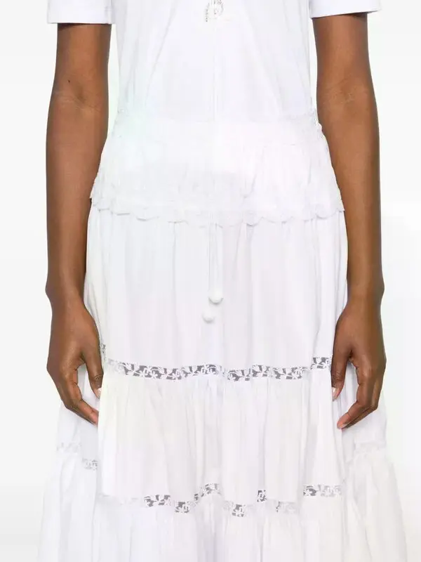 Ermanno Scervino Lace-detailed Midi Skirt