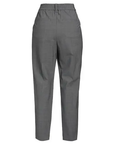 Brunello Cucinelli Tapered Virgin Wool Blend Pants - Grey