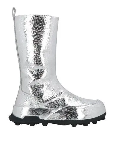 JIL SANDER Leather Boot - Silver