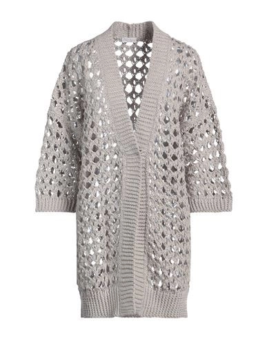 Brunello Cucinelli Crochet-knit Cardigan - Grey