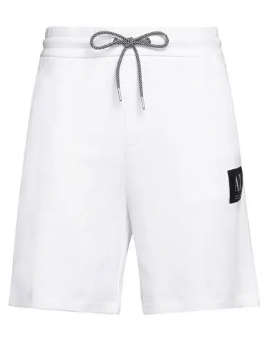 Armani Exchange Cotton French Terry Shorts - White