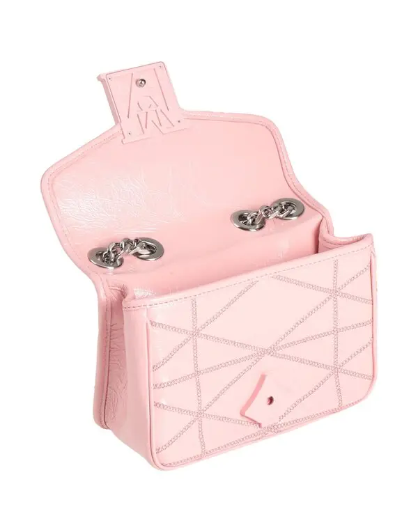 Mcm Leather Crossbody Flap Bag