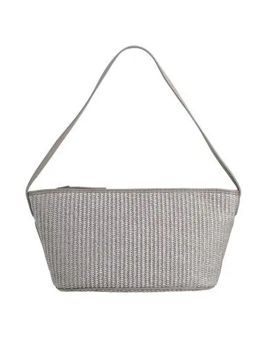 Brunello Cucinelli Baguette Bag In Cotton, Polyester, And Calfskin