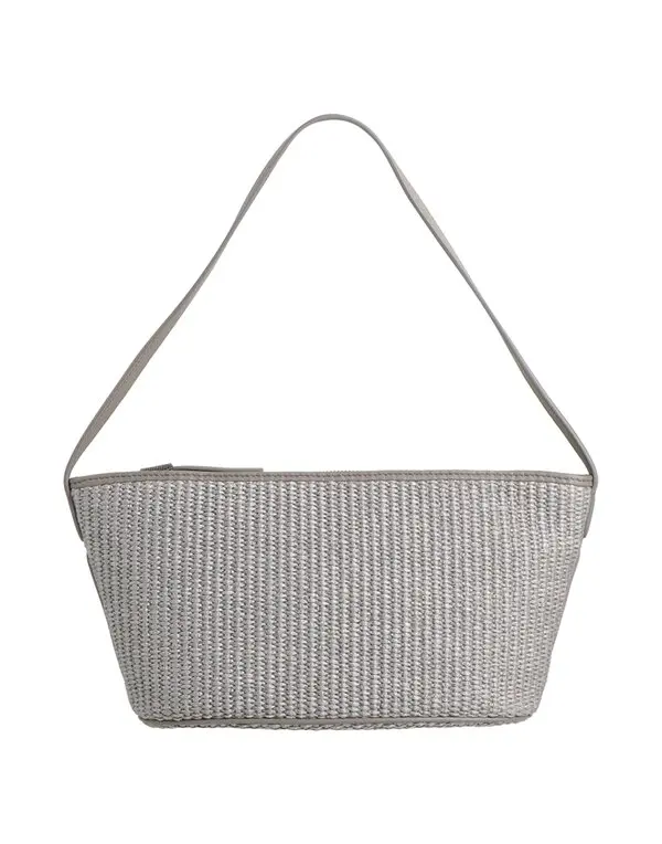 Brunello Cucinelli Baguette Bag In Cotton, Polyester, And Calfskin