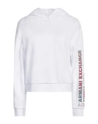 Armani Exchange Cotton Blend Sweatshirt - White