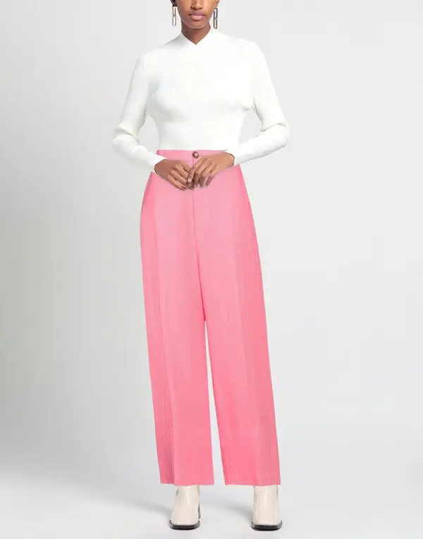 SOLOTRE Wide Leg High Waisted Pants