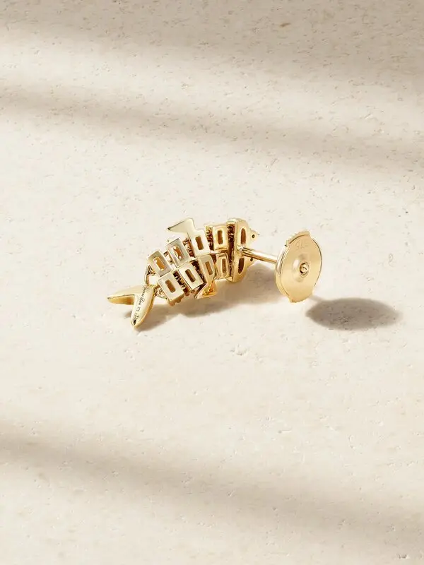 Yvonne Léon Superfish 9-karat Diamond Single Earring
