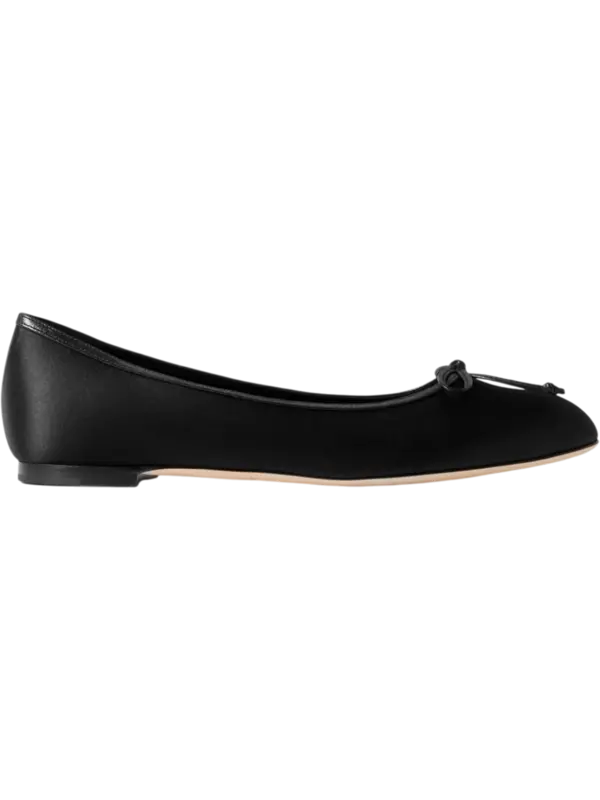 Manolo Blahnik Verallim 10 Ballet Flats - Black