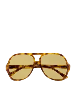 Chloé Salomé Aviator Sunglasses - Tortoiseshell