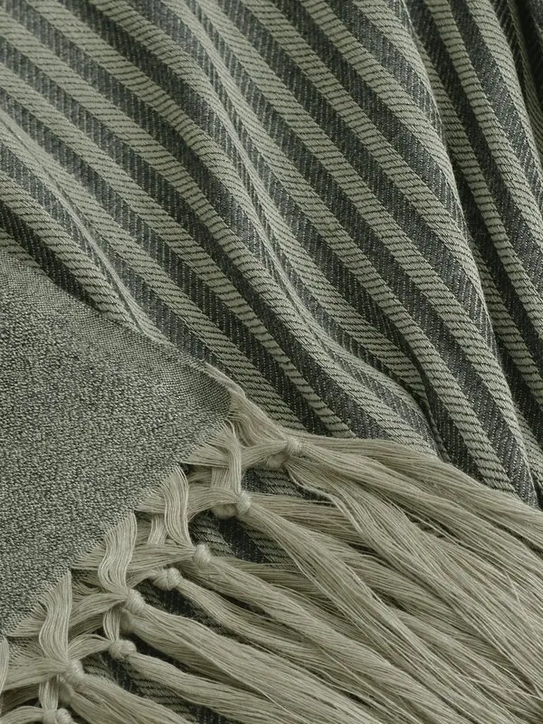 Brunello Cucinelli Linen And Cashmere-blend Jacquard Beach Towels