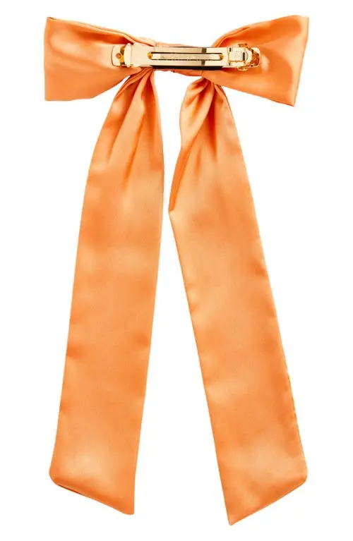 L. Erickson Kaia Bow Barrette - Melon