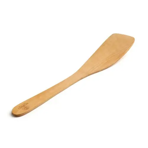 BERARD Contour Olive Wood Curved Spatula - Brown