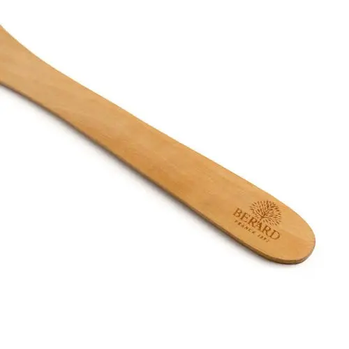 BERARD Contour Olive Wood Curved Spatula