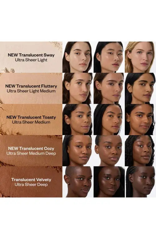 KOSAS Cloud Set Translucent Loose Setting + Blurring Powder - Translucent Peachy