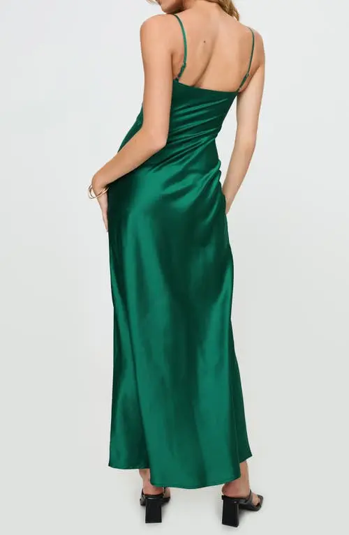 strapless open back dress Green Gables Burnout Maxi Dress Burgundy main image 1