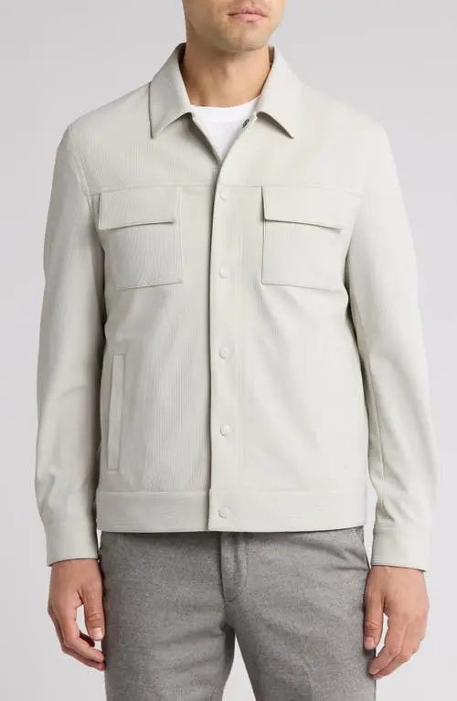 Robert Barakett Fremantle Technical Knit Jacket - Stone