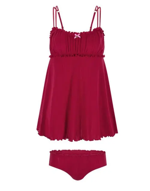 ADORE ME Ophylia Babydoll & Hipster Set