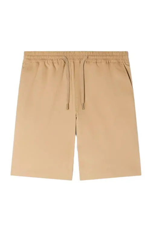 Sandro Cotton Drawstring Shorts - Beige