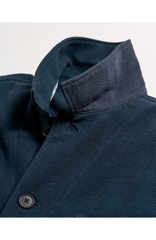 Billy Reid Piqué Chore Shirt Jacket