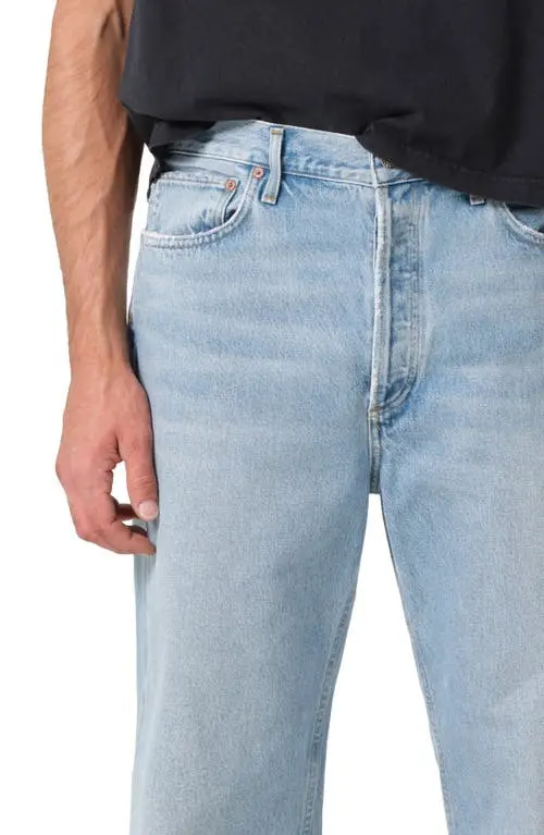 AGOLDE 90s Mid-rise Straight Leg Jeans - Force Vint Marbled Ind