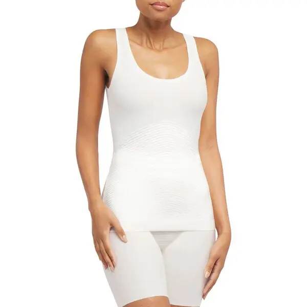 Spanx Spanxshape™ Invisible Cotton Blend Tank - Powder