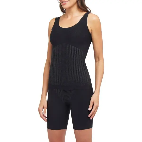 Spanx Spanxshape™ Invisible Cotton Blend Tank - Very Black