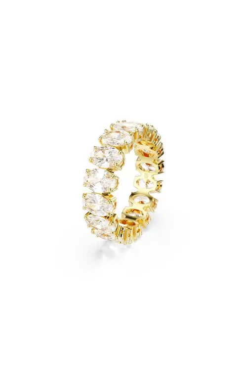SWAROVSKI Matrix Oval Cut Crystal Eternity Ring
